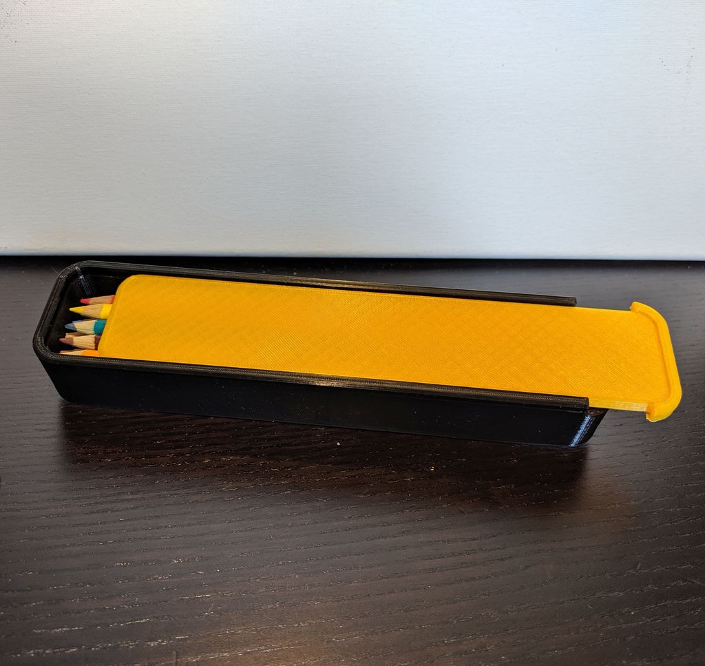 Sliding Top Pencil Case by FlyingPurpleCow | Download free STL model ...