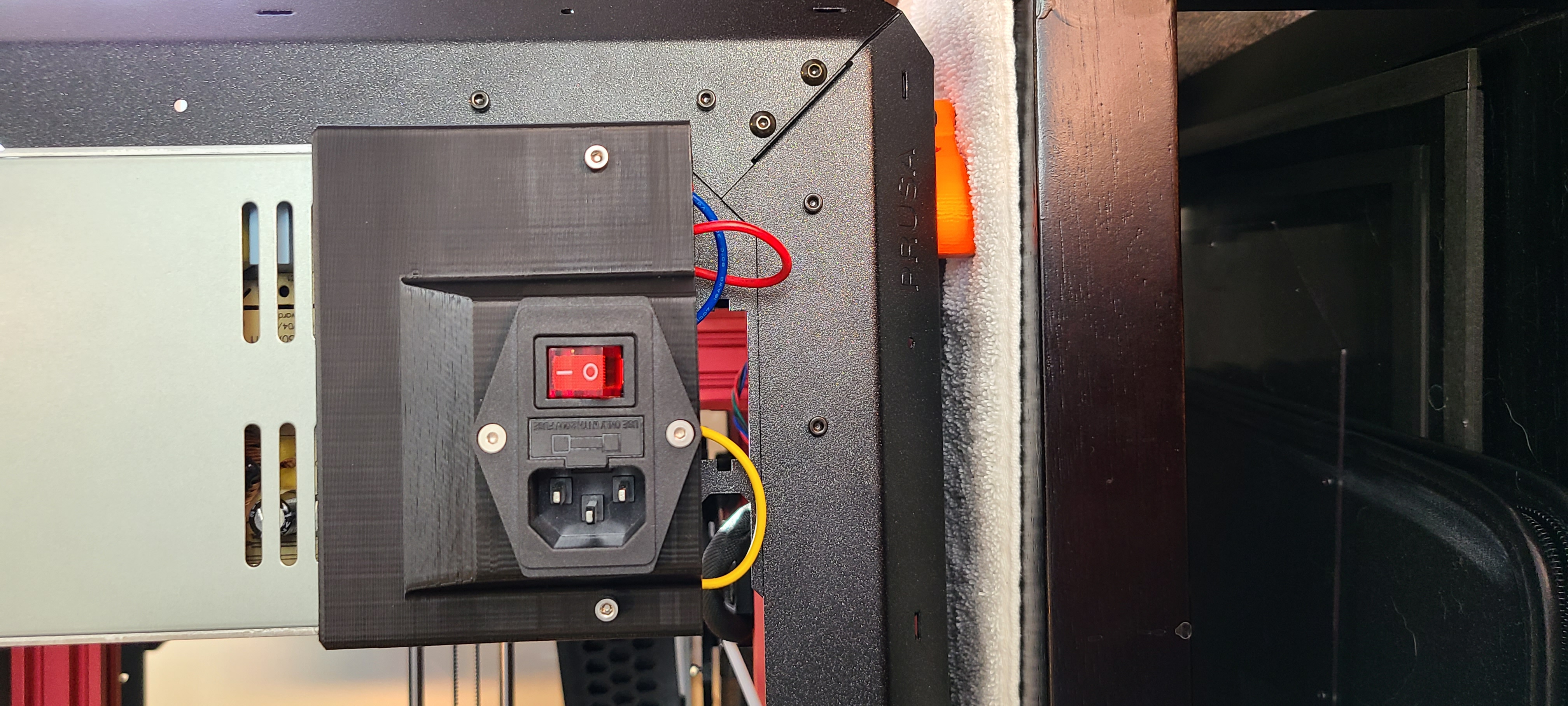 Original Prusa Enclosure - Power Supply Plate Support by Max Luck ...