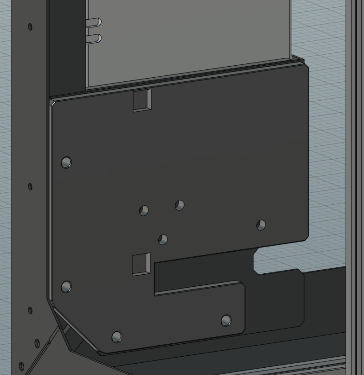 Original Prusa Enclosure - Power Supply Plate Support by Max Luck ...