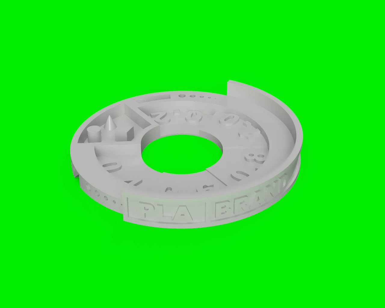 Quick-Stack Filament Swatch Rings (Customizable) by Spool Designs ...