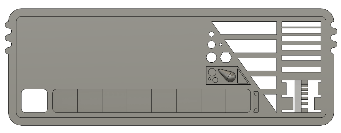 Filament Swatch with Printer Tests! by Ty10y | Download free STL model ...