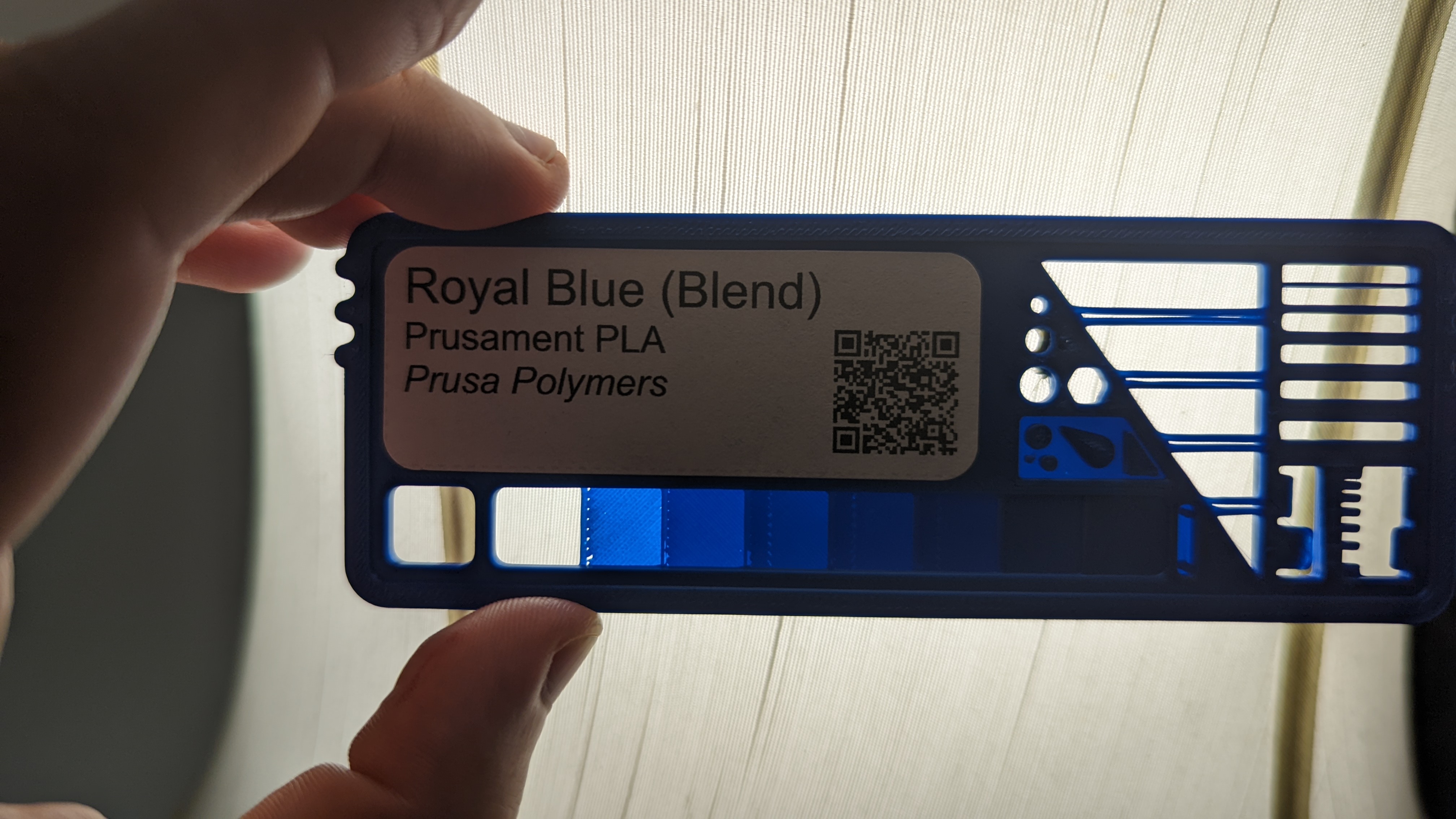 Filament Swatch with Printer Tests! by Ty10y | Download free STL model ...