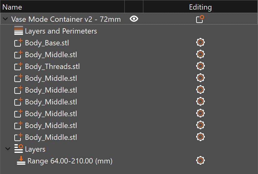 Variable Height Fast-Printing Screw-Top Desiccant Container (v2) No lid ...