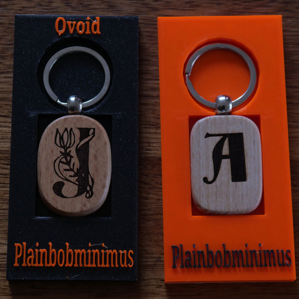 Keyring Slide and holder by plainbobminimus | Download free STL model ...