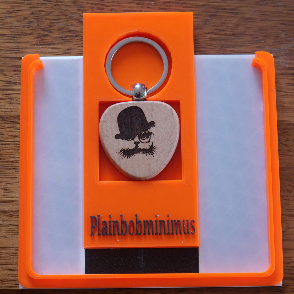 Keyring Slide and holder by plainbobminimus | Download free STL model ...