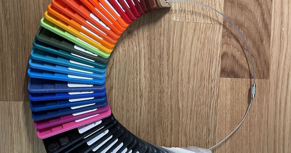 Filament Sample by JayS | Download free STL model | Printables.com