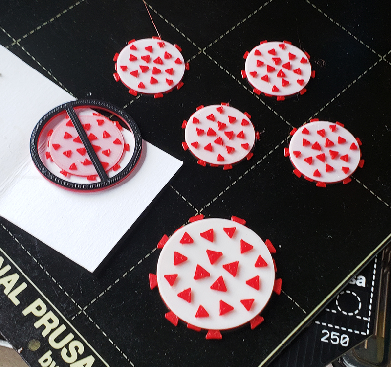 Stop COVID-19 Printable Virus Molecule by SupineMonkey | Download free ...