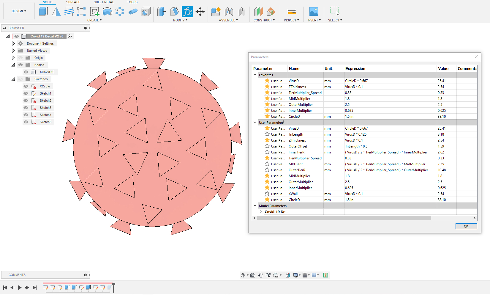 Stop COVID-19 Printable Virus Molecule by SupineMonkey | Download free ...
