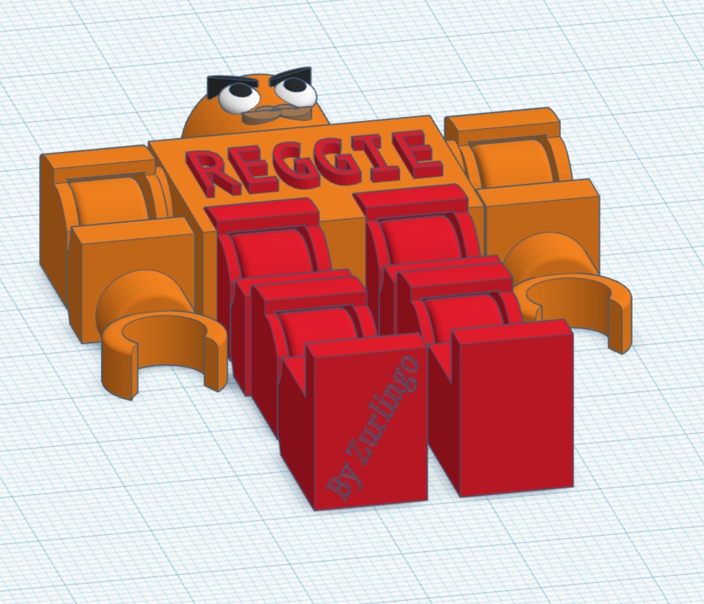 Reggie The Robot - Print-In-Place by Zurlingo-3D | Download free STL ...