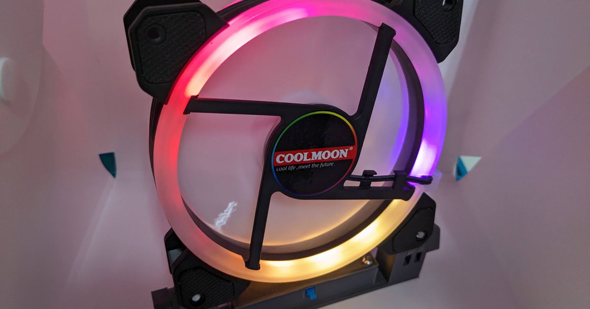 Arduino powered RGB PC fan by facelesstech | Download free STL model ...
