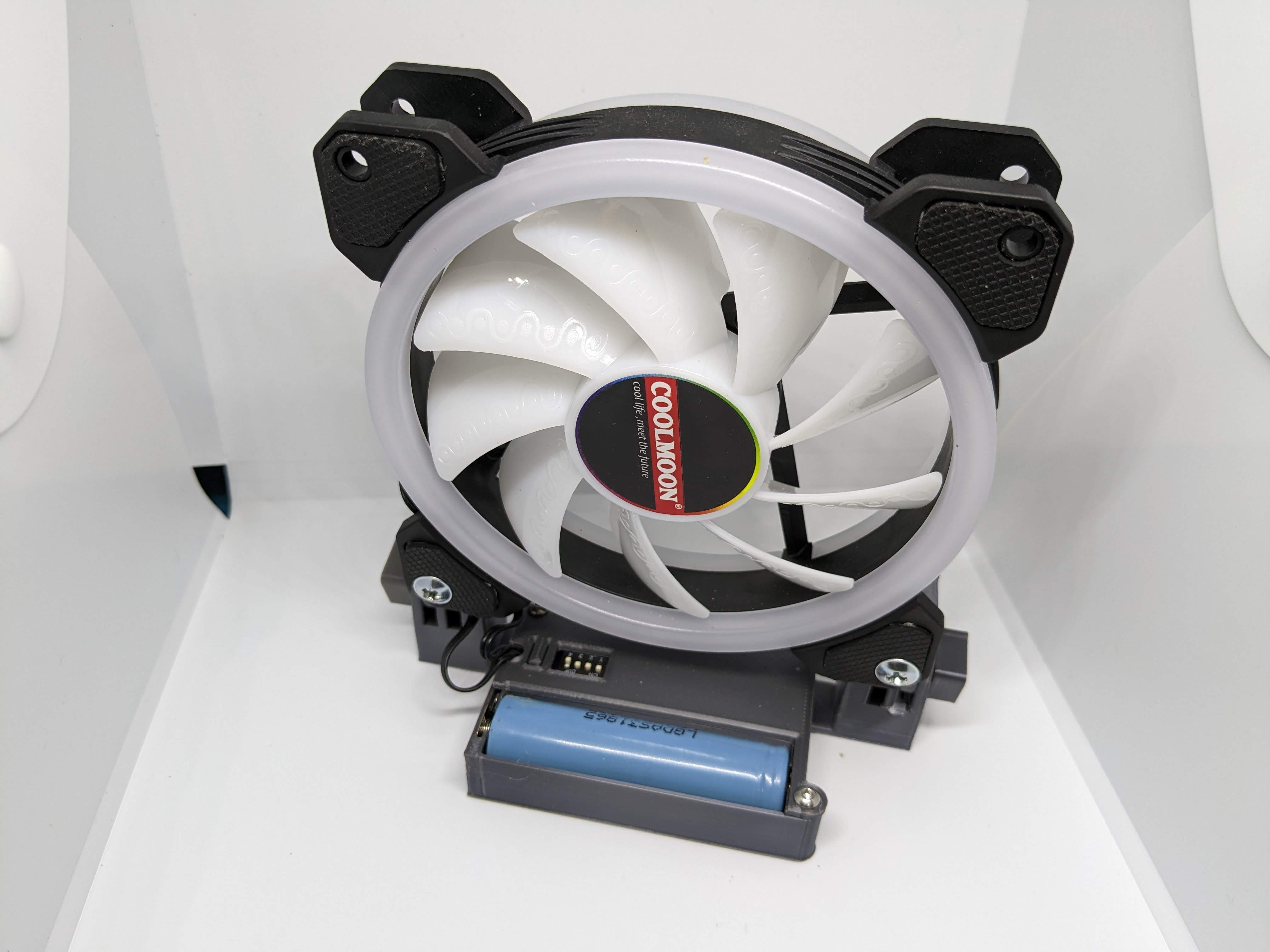 Arduino powered RGB PC fan by facelesstech | Download free STL model ...