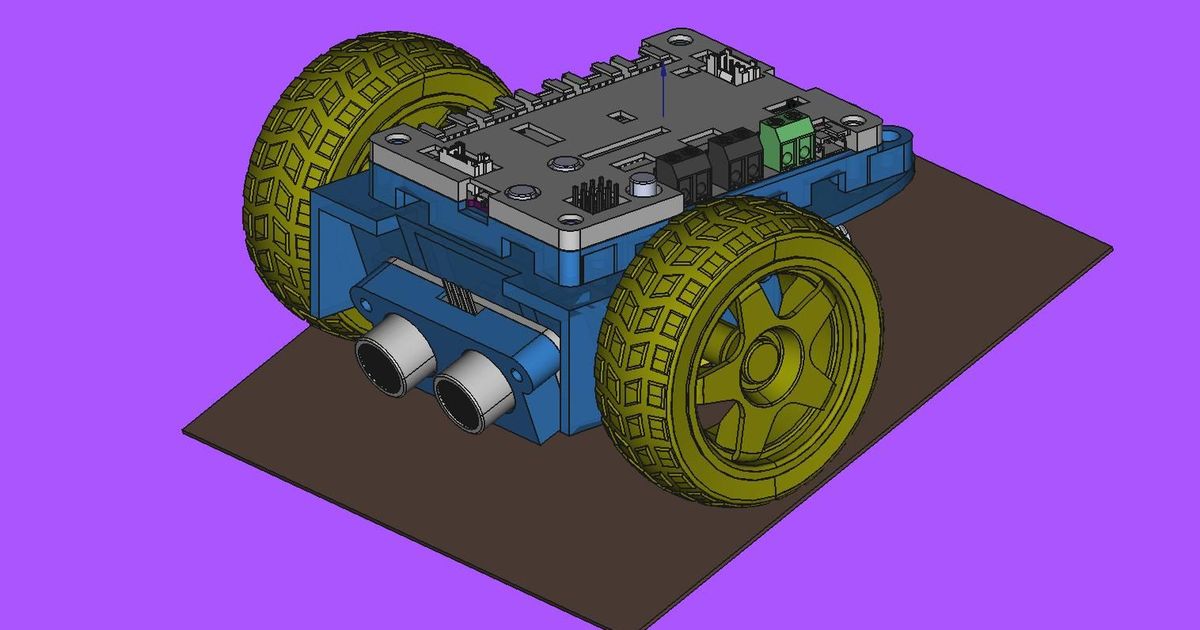 very simple miniVehicle (freecad file included) by ManelTo | Download ...