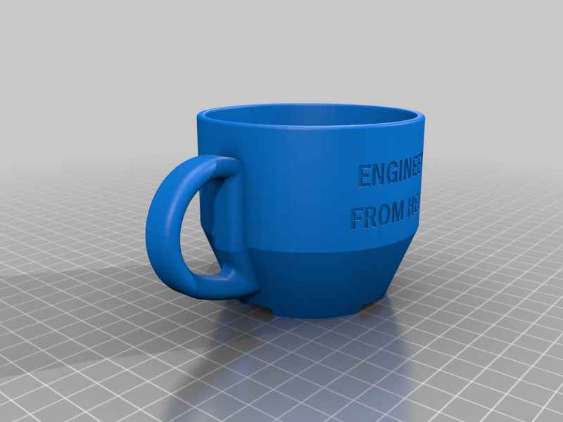 Engineer coffee mug by Lucas S. | Download free STL model | Printables.com