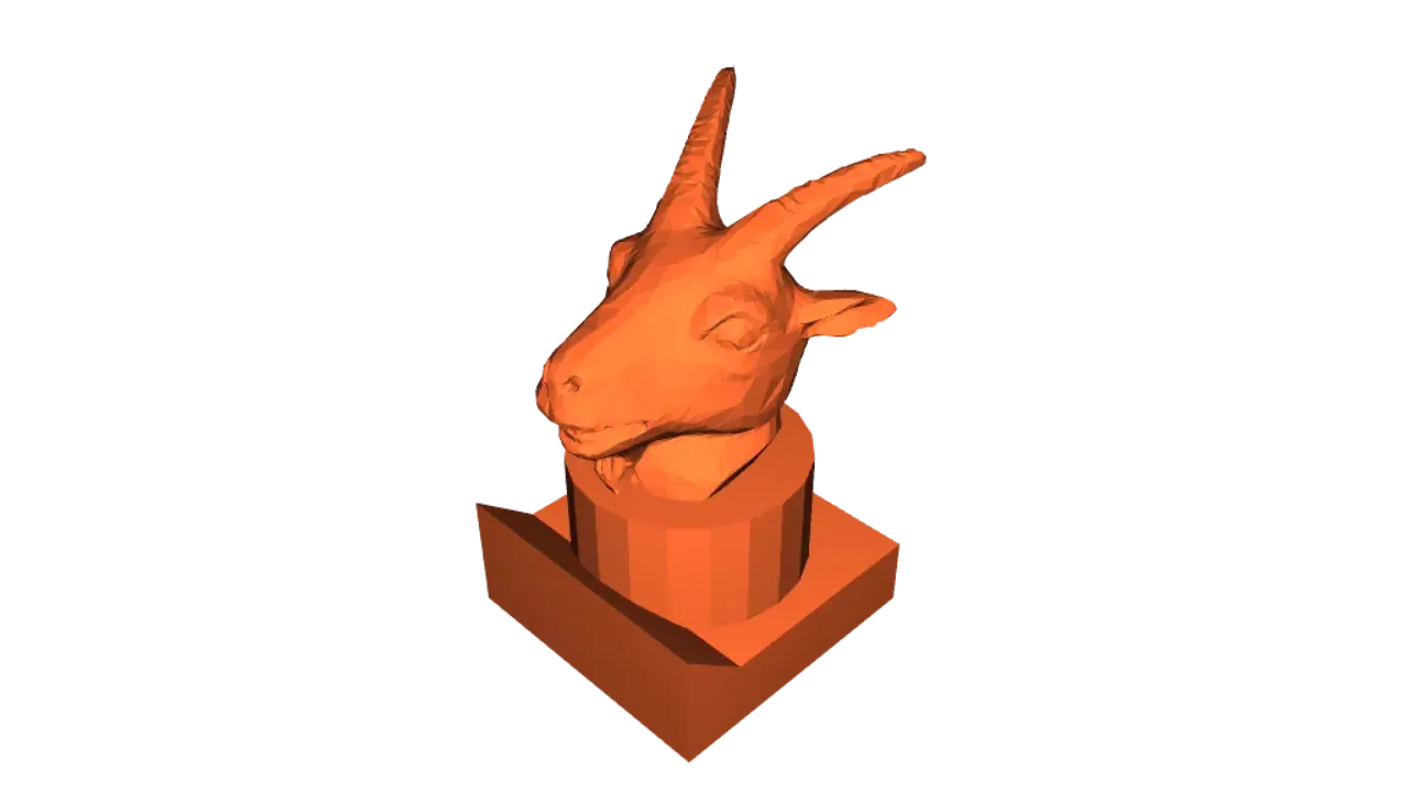 Goat Statue by Last_Magi | Download free STL model | Printables.com