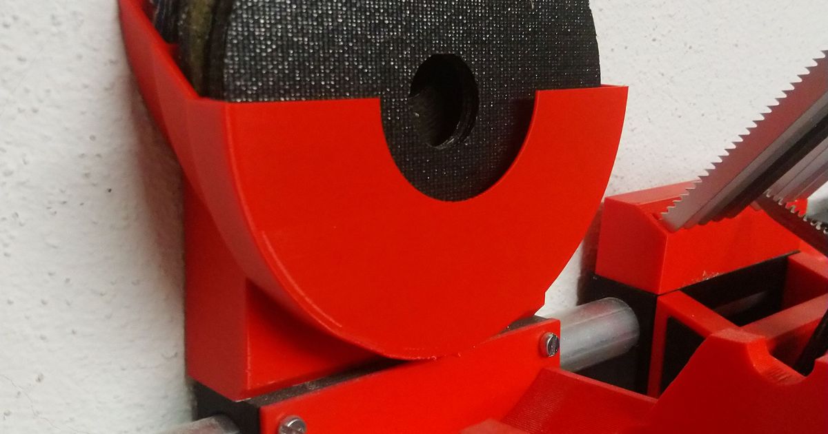 115mm Abrasive disc storage for modular wallmount by GodnamedThor ...