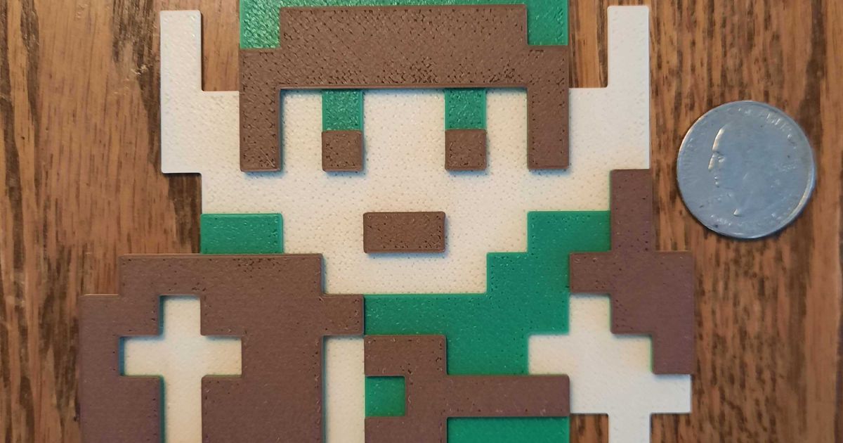 Simple 8-Bit LlNK by Fatkid | Download free STL model | Printables.com