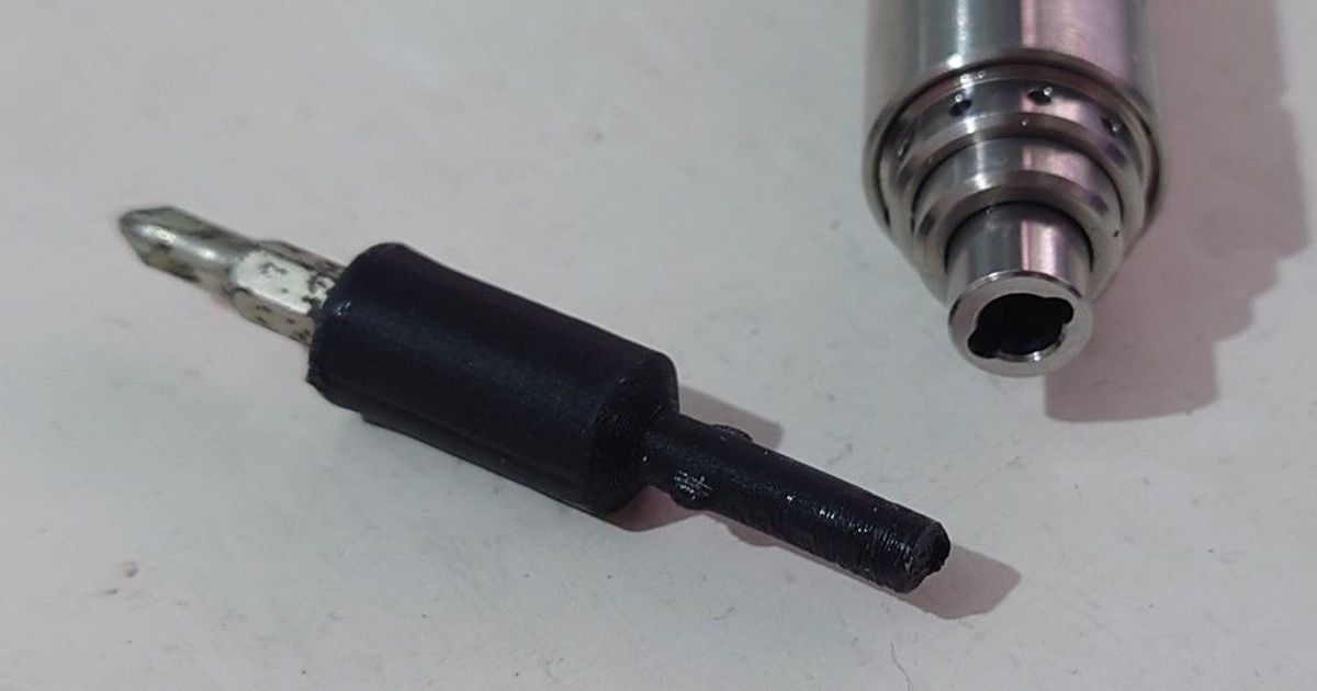 Es121V 800φ4 / hios bit to hex bit adapter by slushy | Download free ...