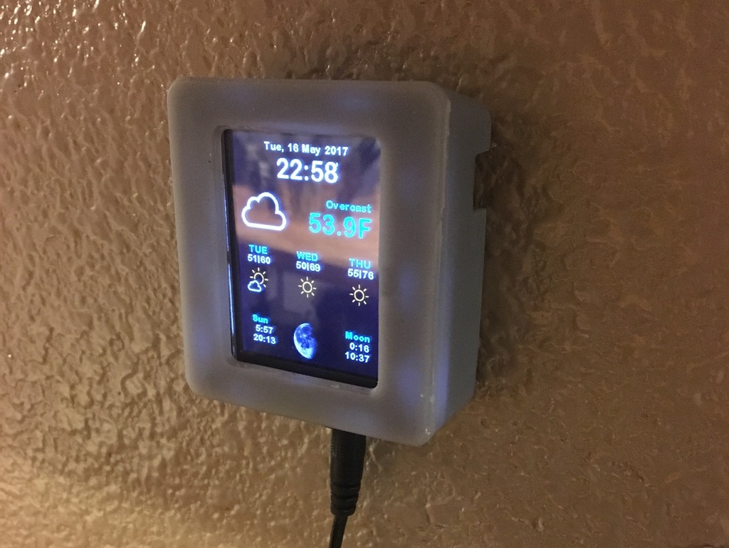 ESP8266 WiFi Weather Station, Permanent Wall-mount Edition by ...