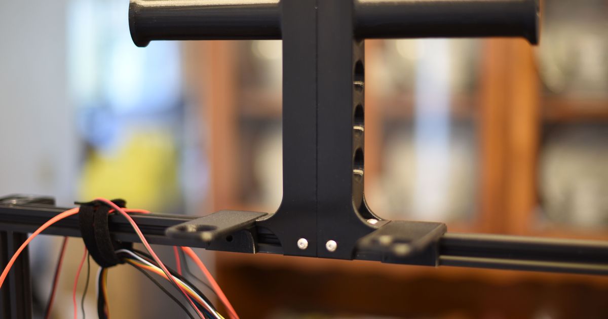 Large spool holder for 20mm t-slot frames by aceofspace | Download free ...