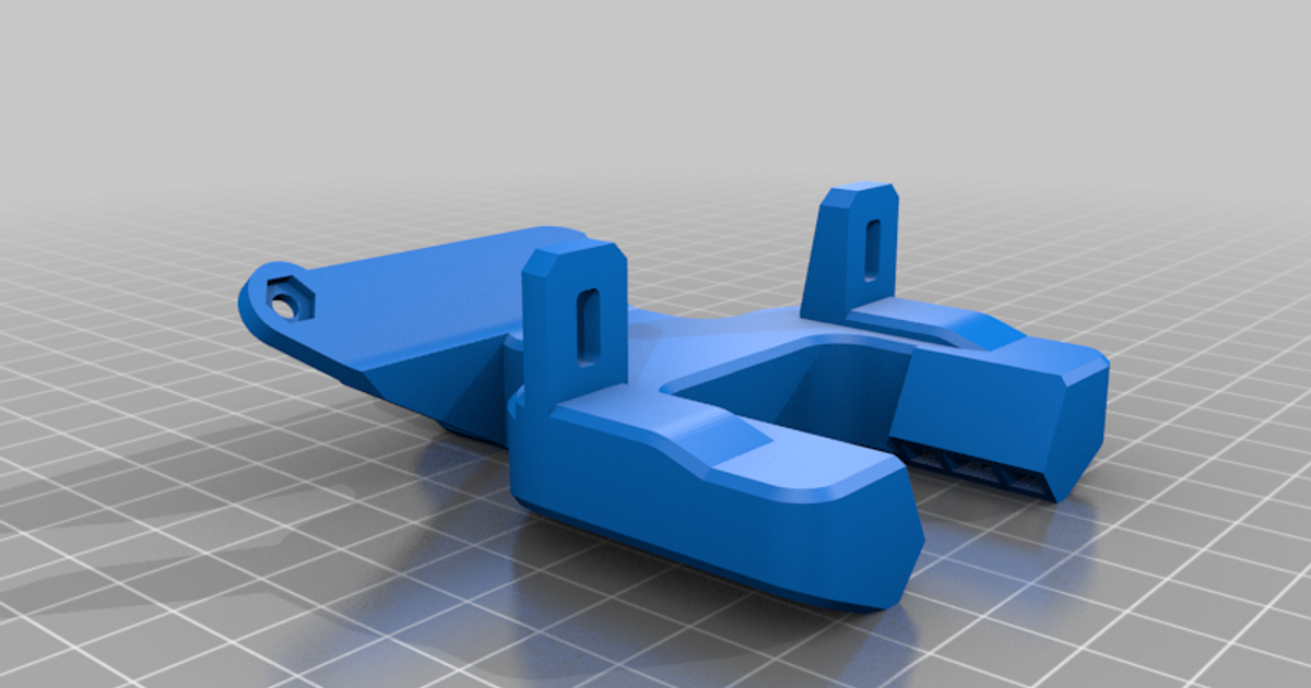 Anycubic i3 Mega-S 5015 dual side fan duct by elmo | Download free STL ...