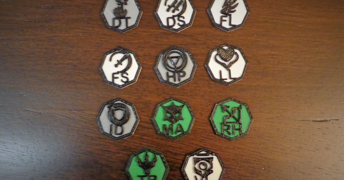 MTG Keyword Counters by Tekcor17 | Download free STL model | Printables.com