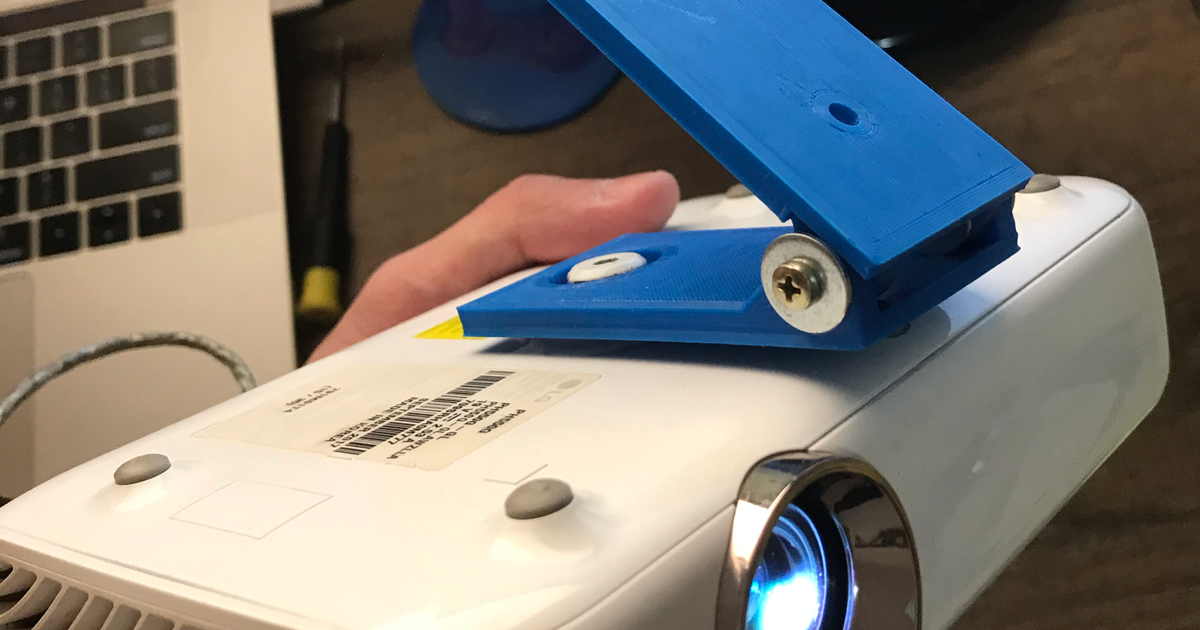 Projector mount with tilting by victornpb | Download free STL model ...