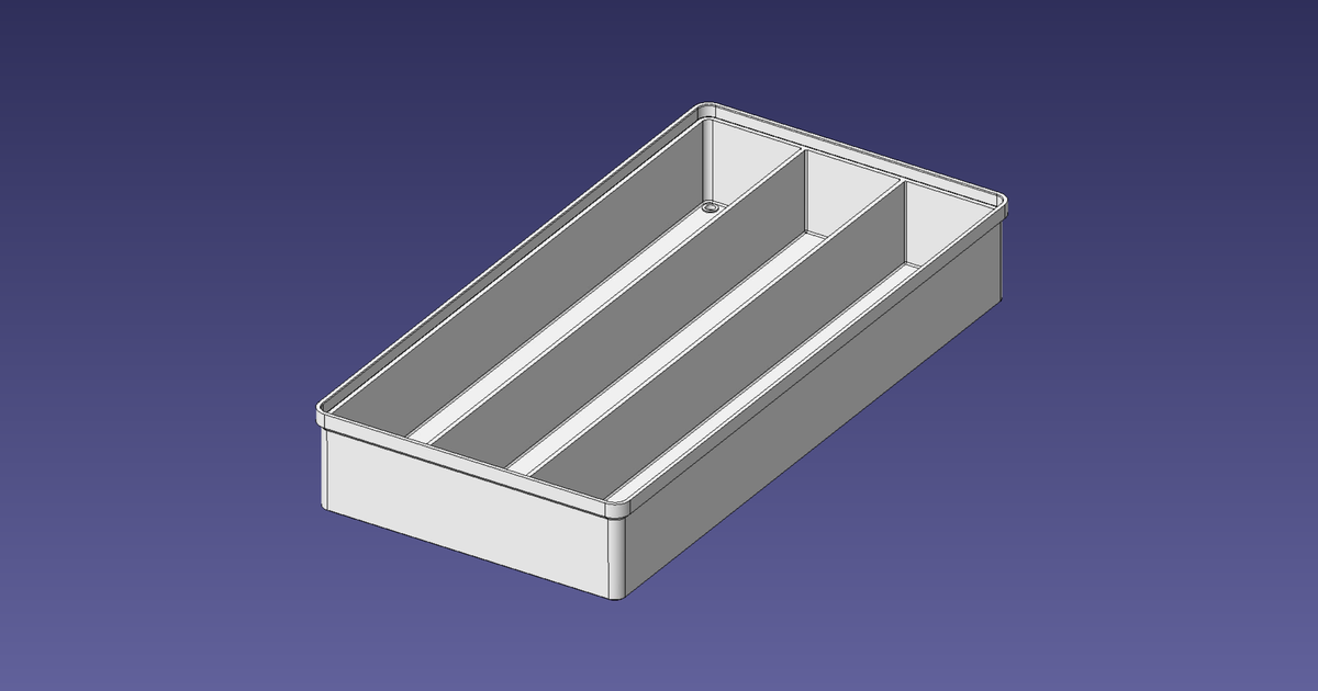 2x4 units, half height, 3x1 grid Stackable Insertbox by Bodo | Download ...