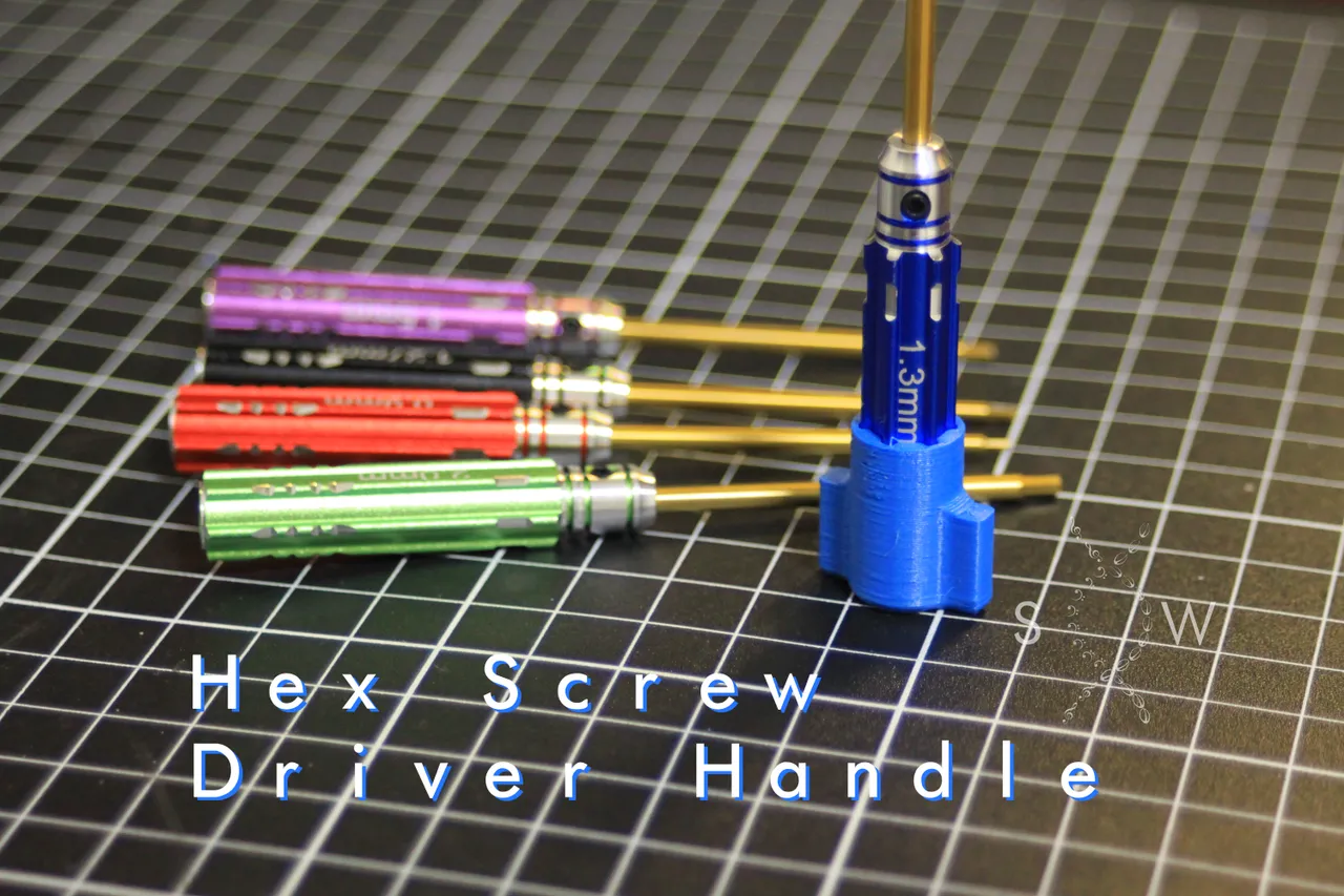 Hex Screw Driver Handle by SteveW91 | Download free STL model | Printables.com