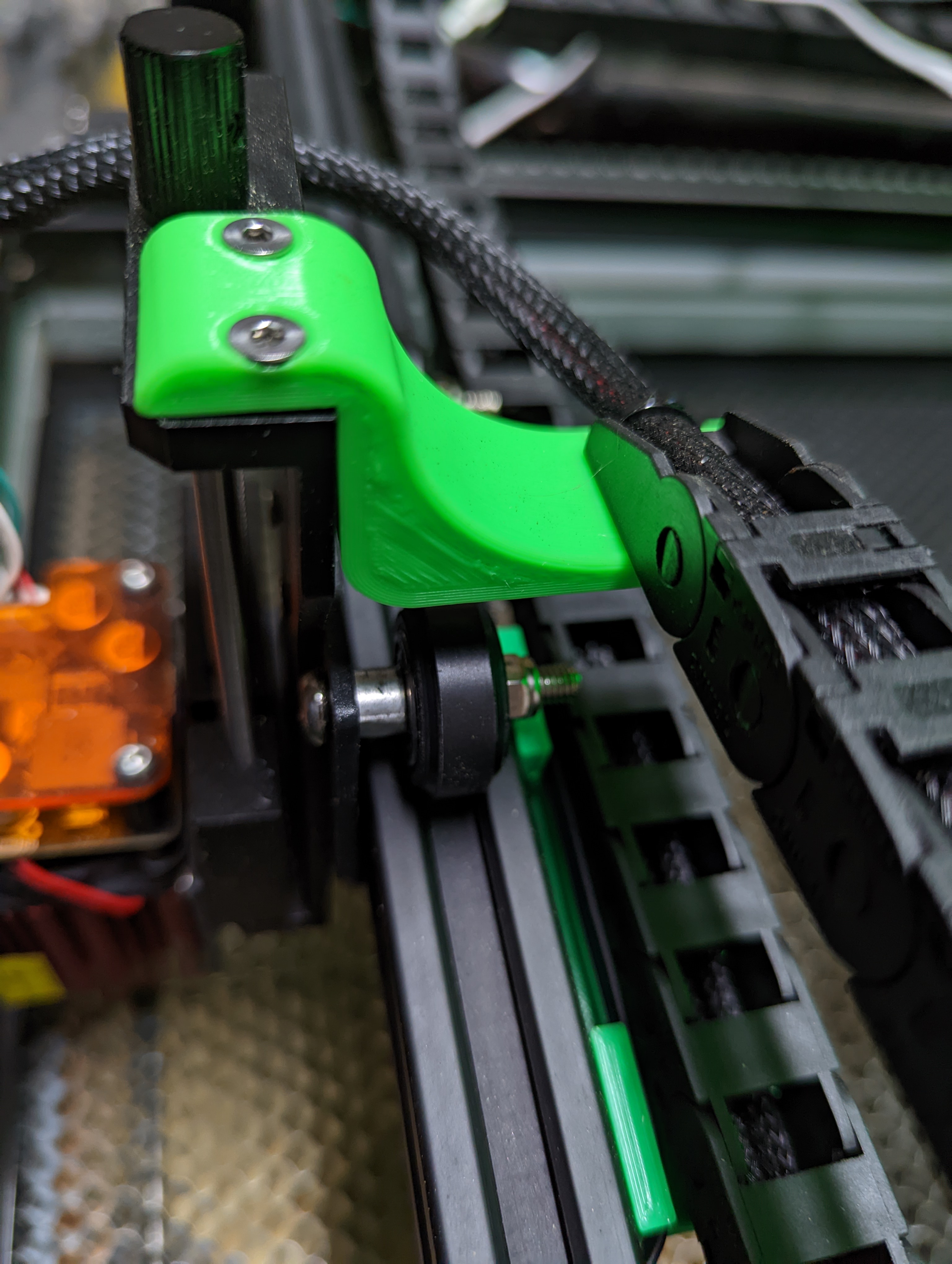 Ortur Laser Master 2 Pro X-Axis Drag Chain Mounts by Jb3d247 | Download ...