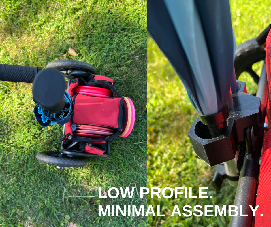 MVP Rover Cart Upgrade Kit: Umbrella and Disc Retriever Holders by ...