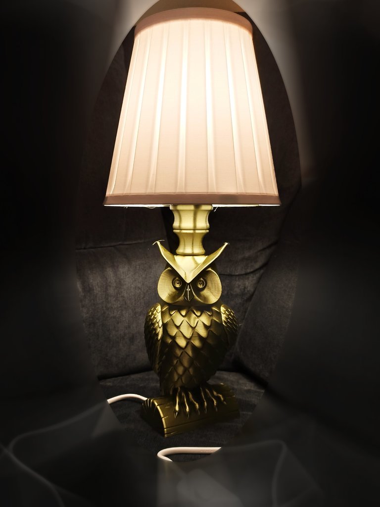 Owl lamp (E14) par MORON | Téléchargez gratuitement un modèle STL ...