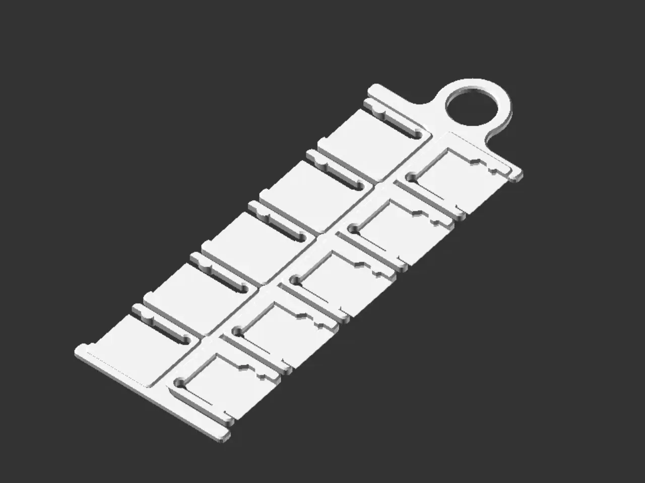 μSD card storage clip by Jack | Download free STL model | Printables.com