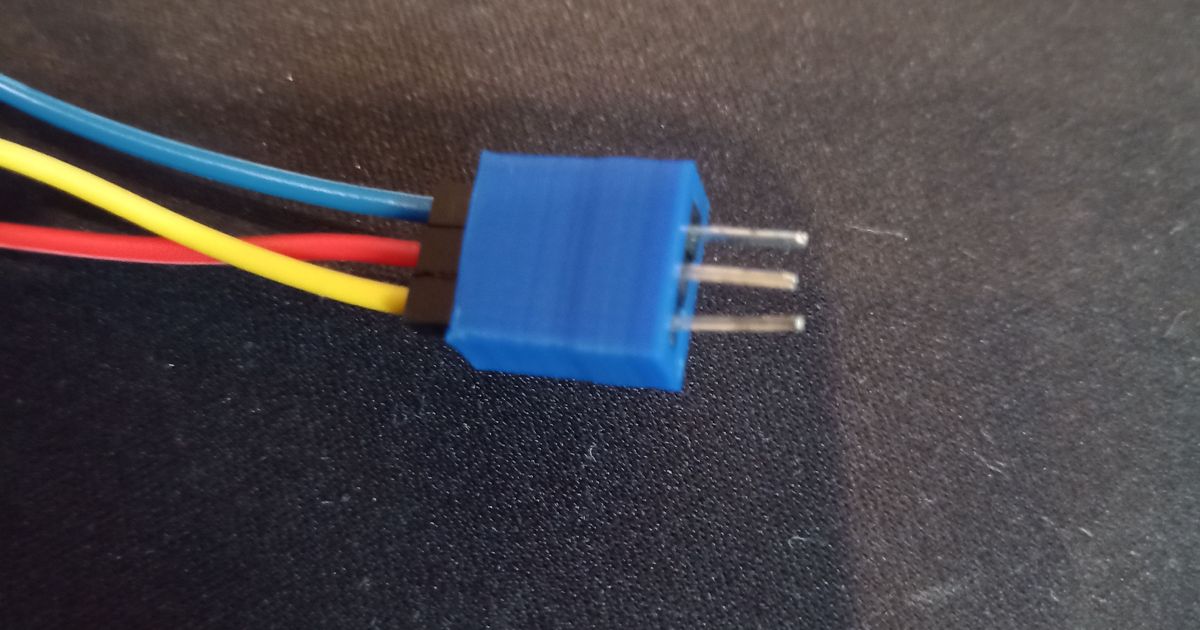 3 pin servo stecker by mallo321123 | Download free STL model ...