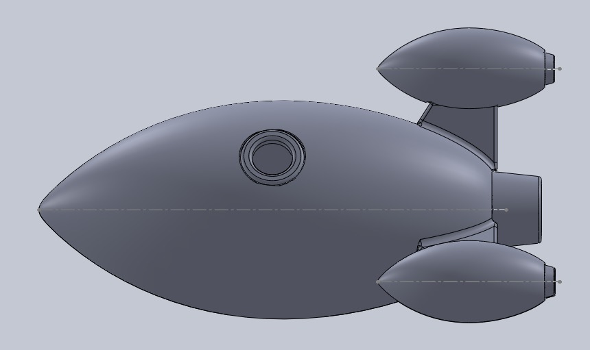 Retro Rocket by Jeanre | Download free STL model | Printables.com