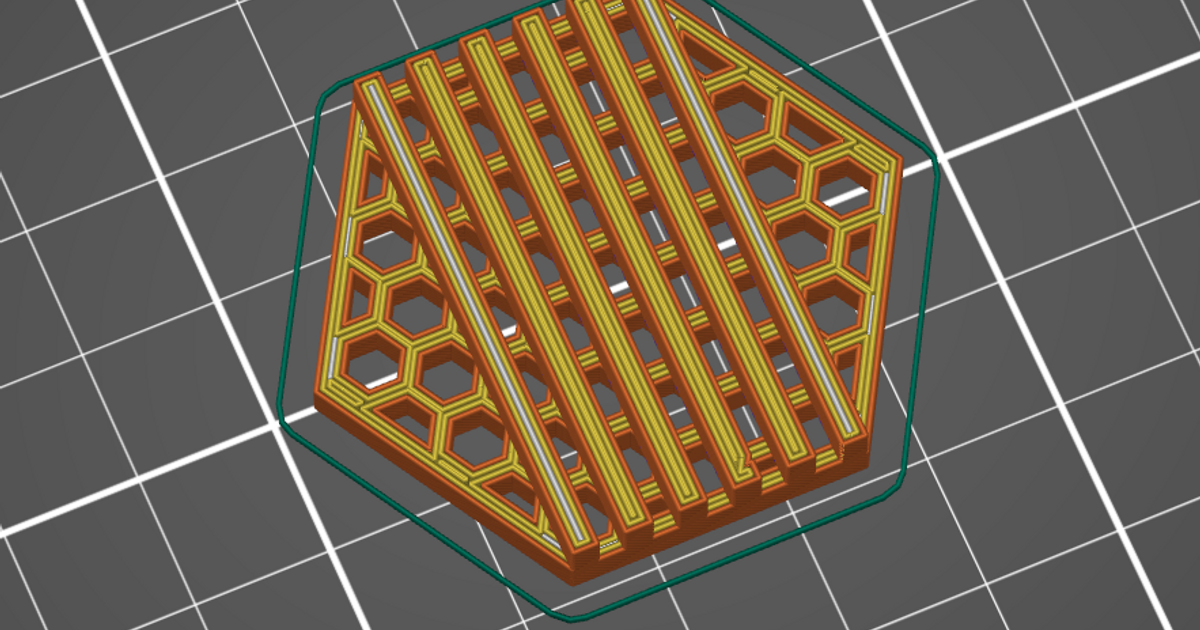 Simple Hexagon Filament Winder clip by Finn | Download free STL model ...