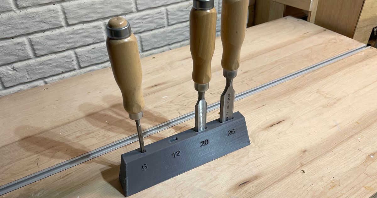 Narex Chisel Rack by Devo914 | Download free STL model | Printables.com