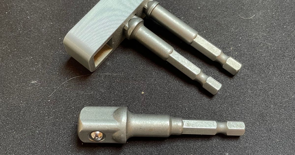 Draper Socket adaptor set holder by made_for_making | Download free STL ...