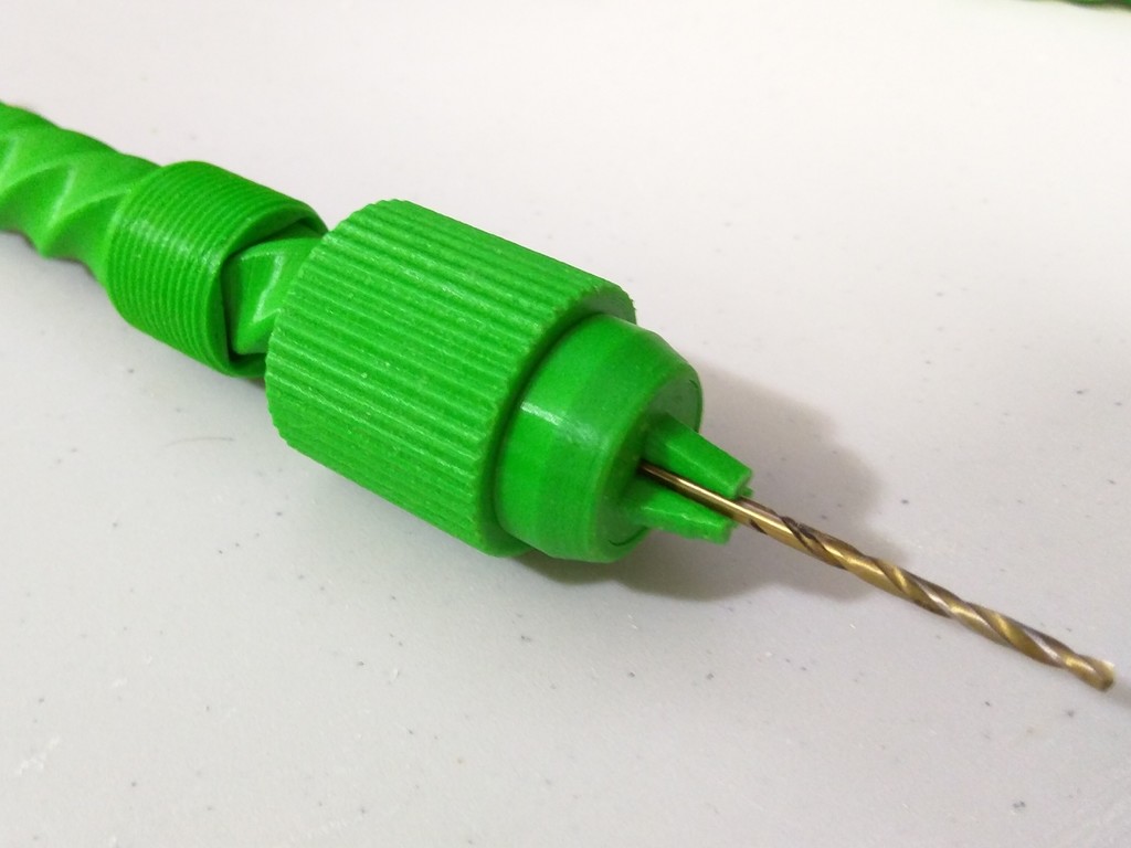 Push Drill with Realistic Chuck by BMan | Download free STL model ...