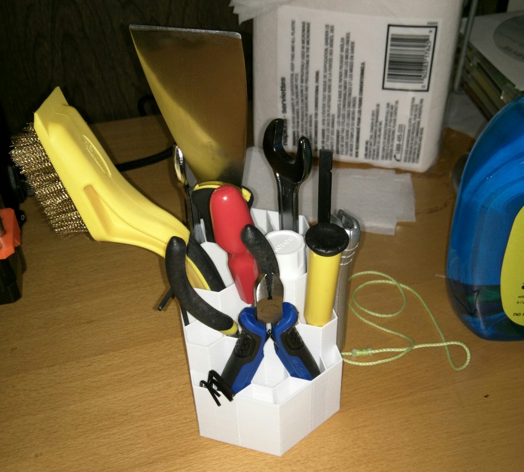 Hexagon Tool Holder by BMan | Download free STL model | Printables.com