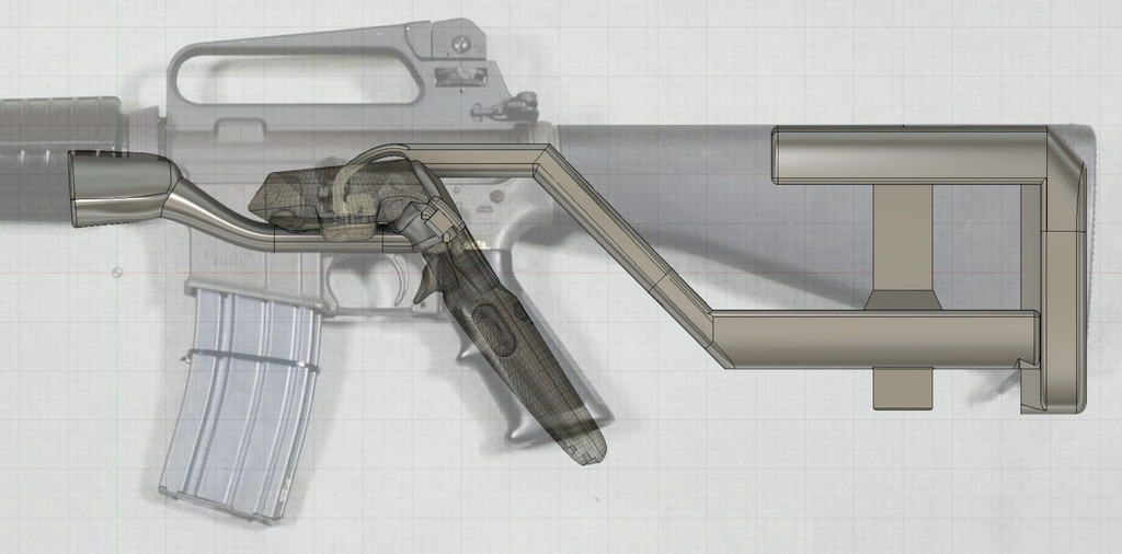 Vive Modular Gun Controller with Height Adjustable Stock by BMan ...