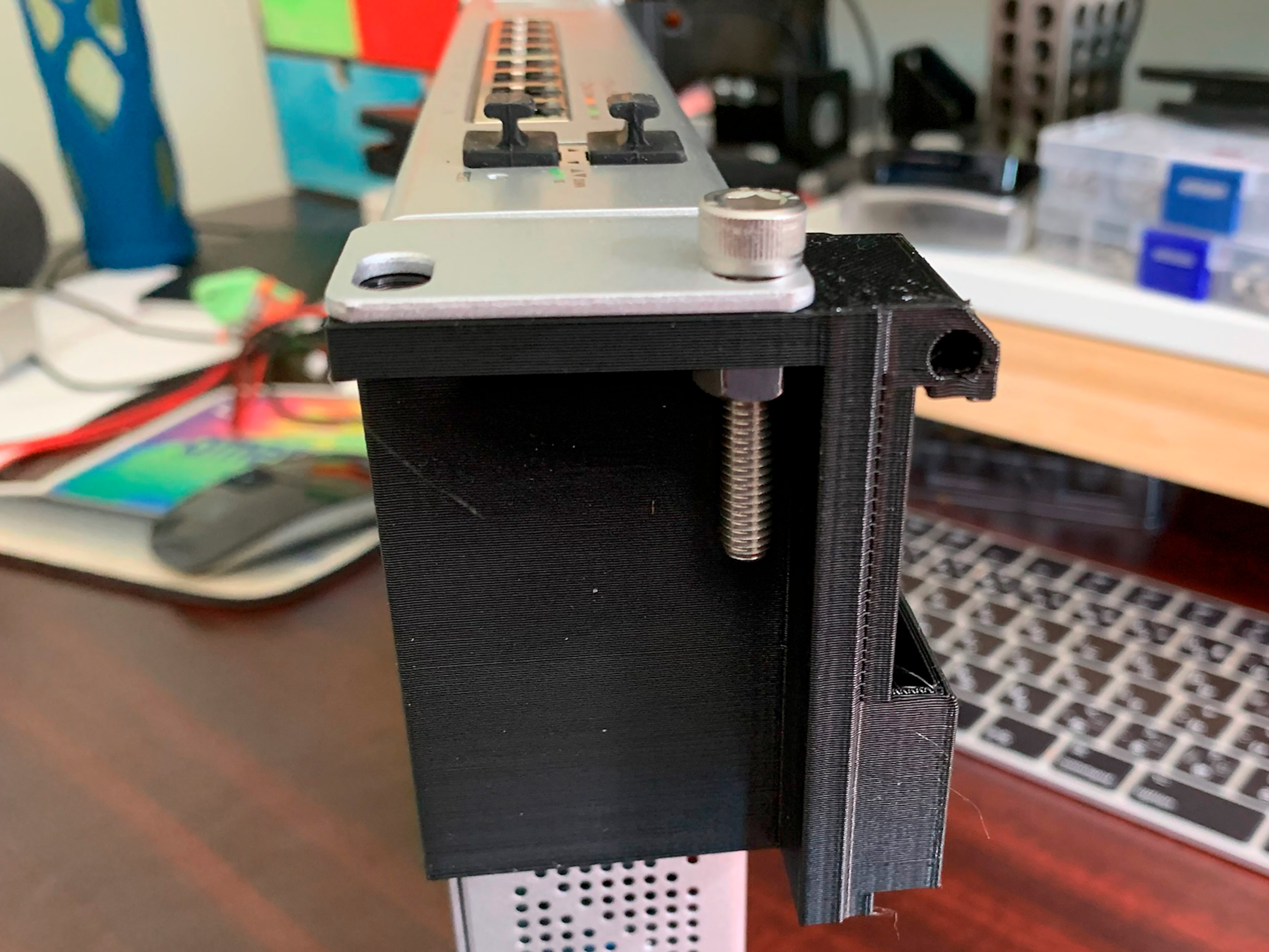 A one rack unit to Din Rail bracket by NotLikeALeafOnTheWind | Download ...