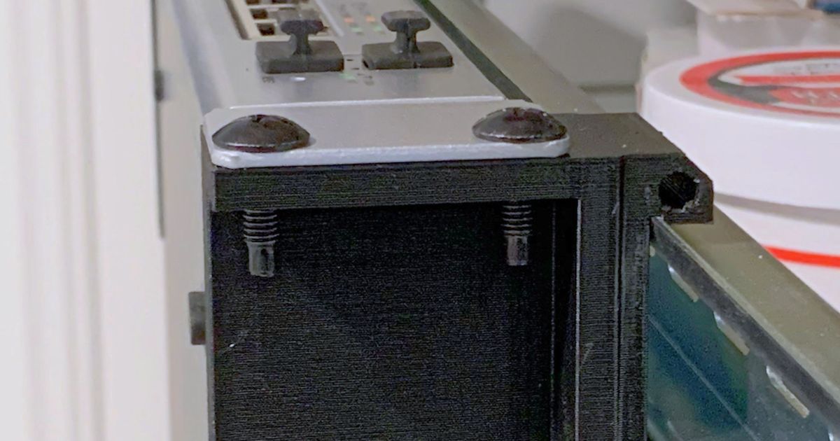 A one rack unit to Din Rail bracket by NotLikeALeafOnTheWind | Download ...