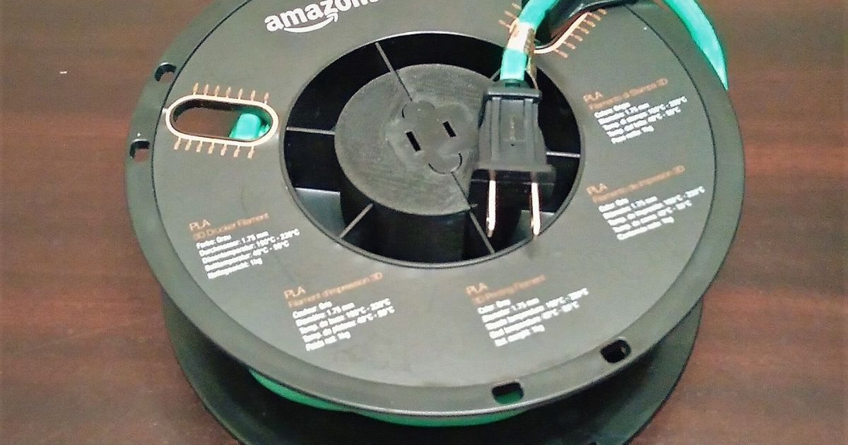 Extension Cord Reel from Spool by Tekcor17 | Download free STL model ...