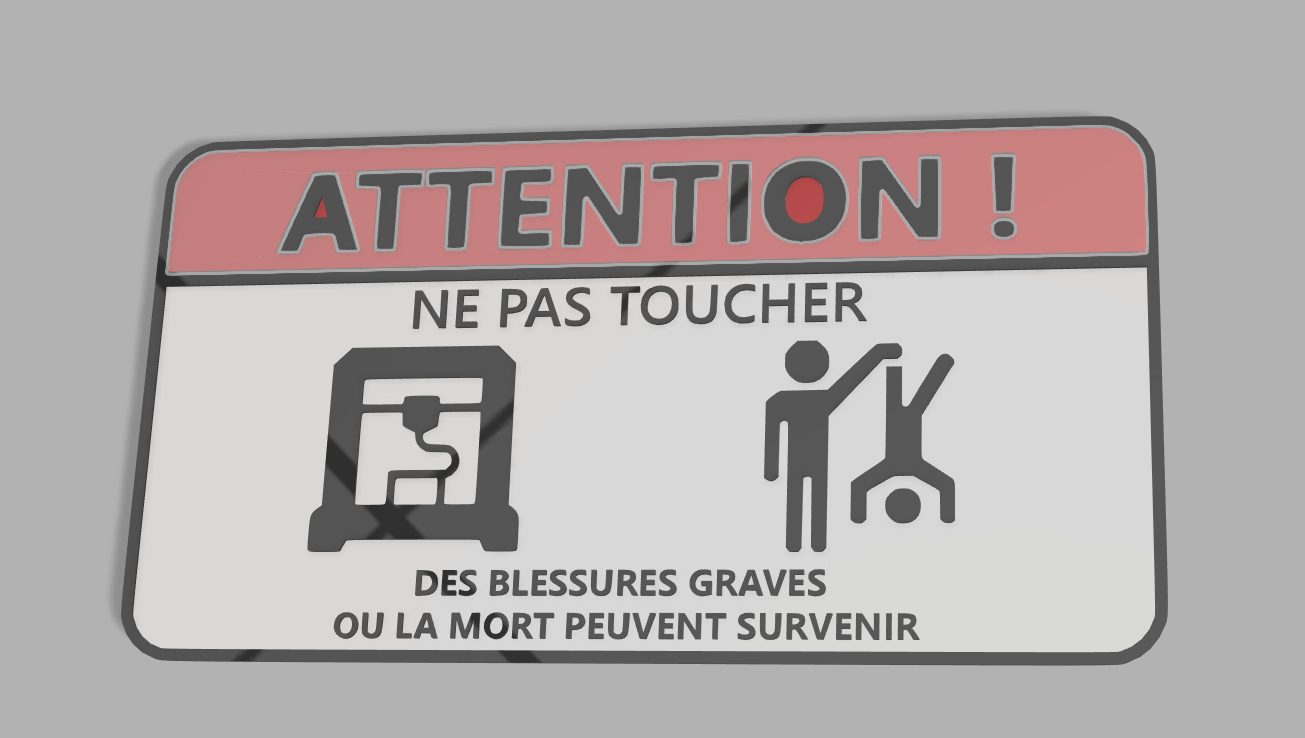 Version Française du panneau "Ne pas toucher" by Arash68 | Download ...