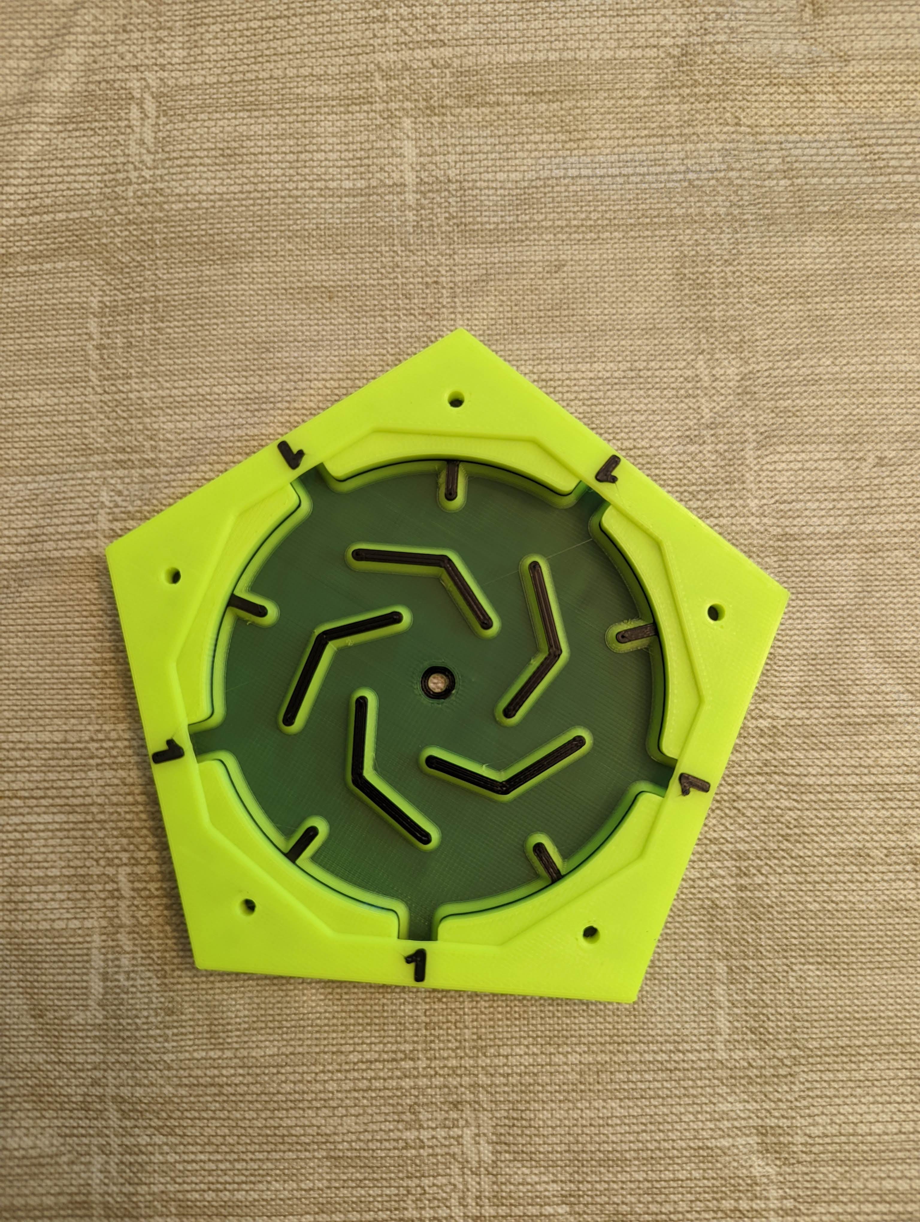 Dodecahedron Maze Tiles With Numbers by S | Download free STL model ...