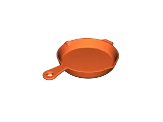 Toy frying pan by ZRex | Download free STL model | Printables.com