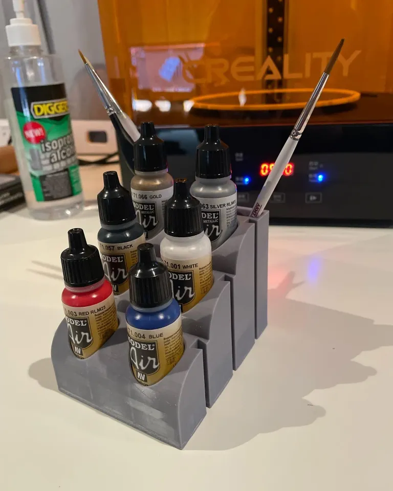 Modular Model Paints Rack by Cameron | Download free STL model ...