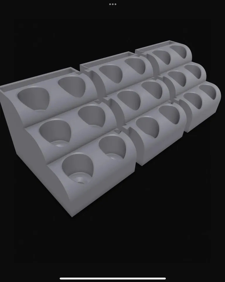 Modular Model Paints Rack by Cameron | Download free STL model ...