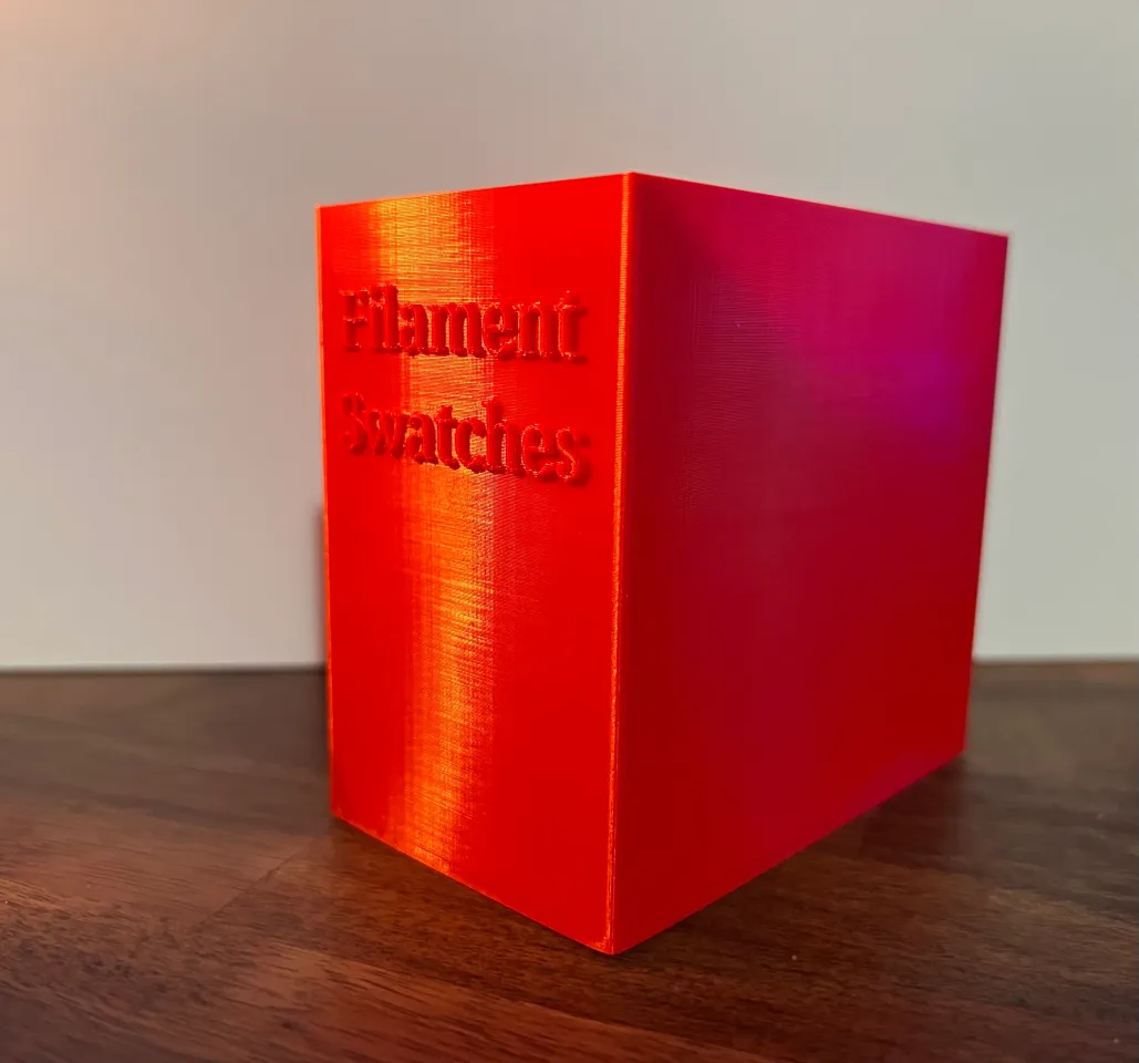 Filament Swatches and Storage Box by 3D_Depot | Download free STL model ...