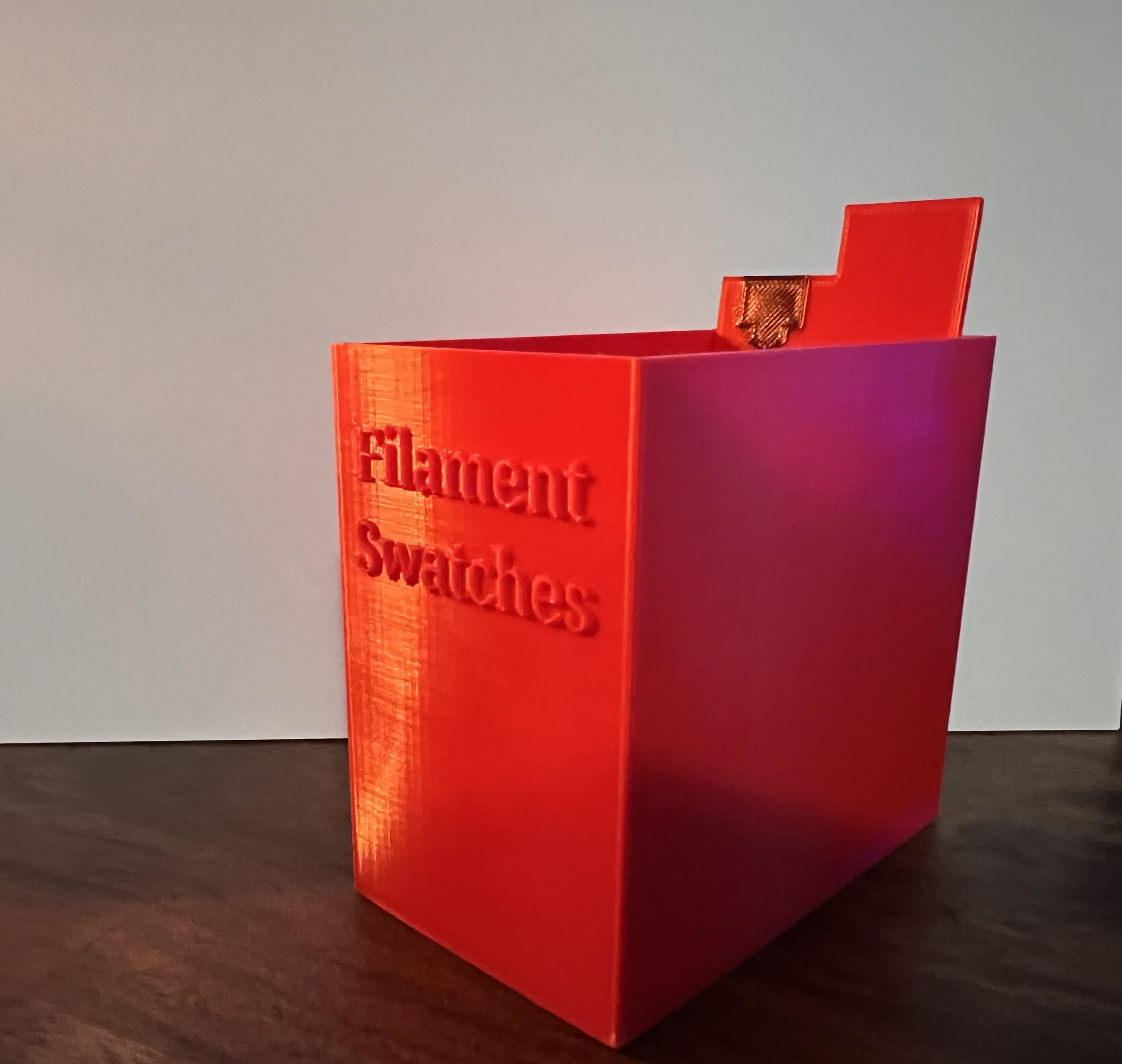 Filament Swatches and Storage Box by 3D_Depot | Download free STL model ...